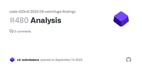 Analysis · Issue 480 · Code 423n42023 09 Centrifuge Findings · Github