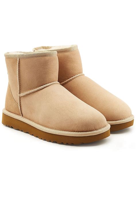 Ugg Classic Short Ii Ankle Boots In Chestnut Brown In Light Brown