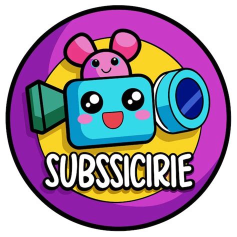 a button featuring a video camera with the text subscribe in a bold