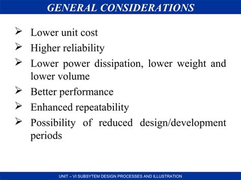 Vlsi Subsystem Design Processes And Illustration Ppt Computing