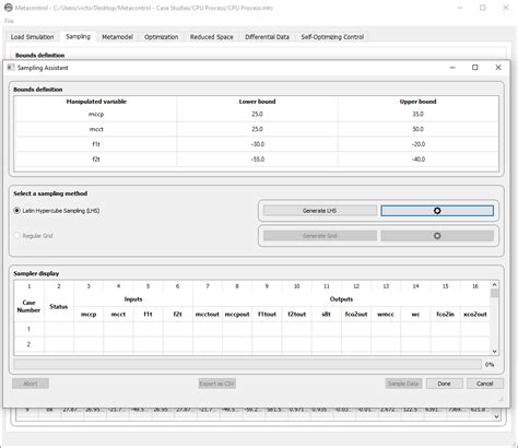The Sampling” Tab — Metacontrol 104 Documentation