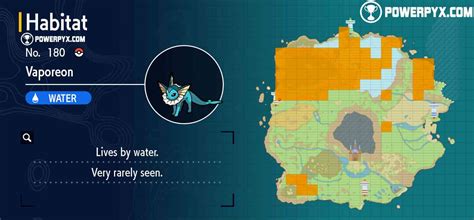 Pokemon Scarlet And Violet Vaporeon Location
