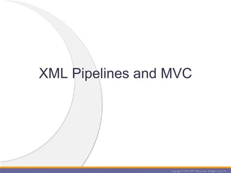Applications Of Xml Pipelines Ppt Web Design And Html Internet