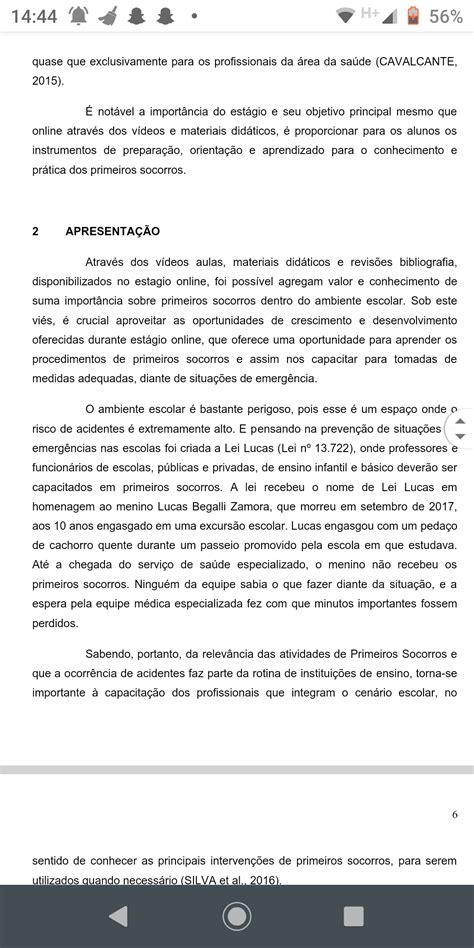 Relatorio De Estagio De Pedagogia Braincp