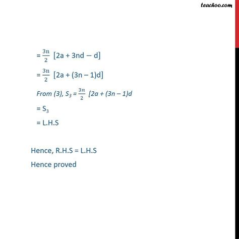 Question Let Sum Of N N N Terms Of AP Be S S S
