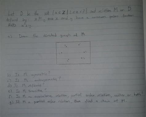 Solved Let D Be The Set X EZ Chegg Com