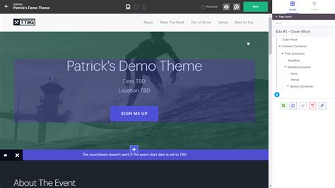 Re Ordering Blocks And Elements Splash Help Center