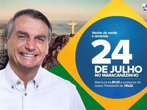 Campanha De Bolsonaro à Reeleição Terá Início Oficialmente Dia 24 De