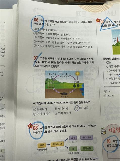 고1 통합과학 문제 질문 지식in