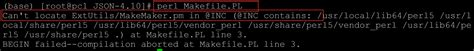 Can t locate ExtUtils MakeMaker pm in INC INC contains 小鲨鱼2018 博客园
