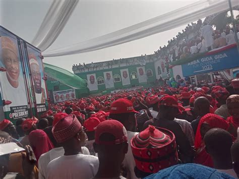 Photos Mammoth Crowd As Kwankwaso Commissions Nnpp Campaign Office In