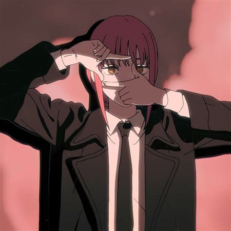 Makima Chainsaw Anime Cartoon Profile Pics