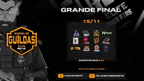 GUERRA DE GUILDAS GRANDE FINAL AO VIVO FREE FIRE YouTube
