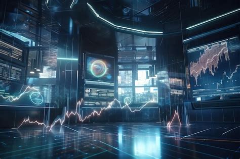 Premium Ai Image Technological And Analytical Computer Graphics