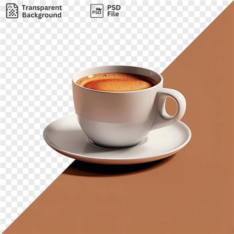Premium Psd Psd Cup Of Espresso On A Saucer