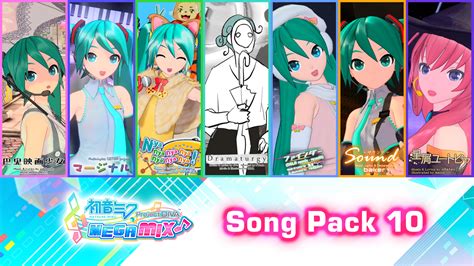 Hatsune Miku Project Diva Mega Mix Song Pack 10 For Nintendo Switch