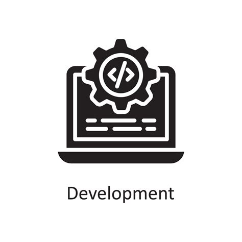 Development Vector Solid Icon Design Illustration Design And