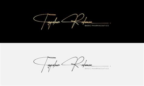 Premium Vector Handwriting Photography Logo Template Vector Signature