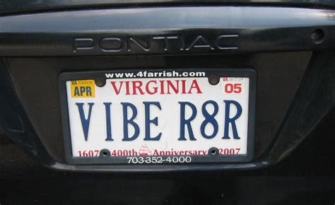My Crazy Email Funny Vanity License Plates Virginia