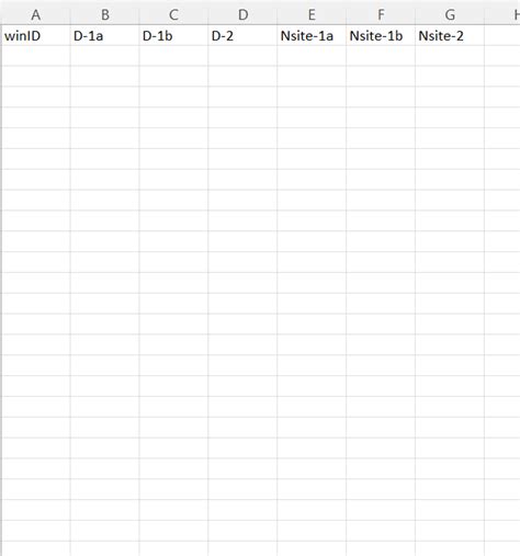 R Creating Data Frametable With The Following Columns Winid D And