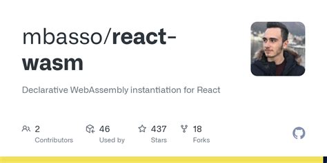 Github Mbassoreact Wasm Declarative Webassembly Instantiation For React
