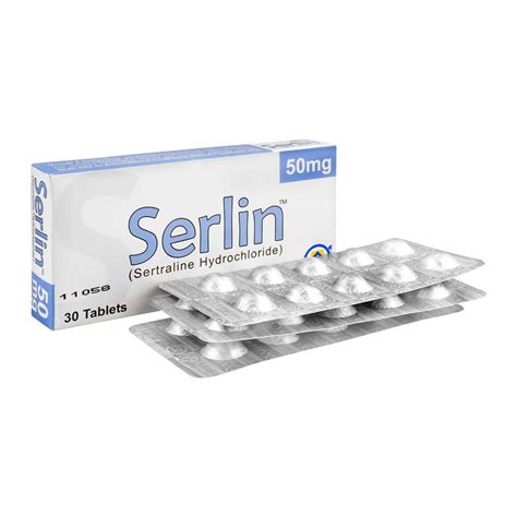 Serlin 50mg 30 Tablets One Health