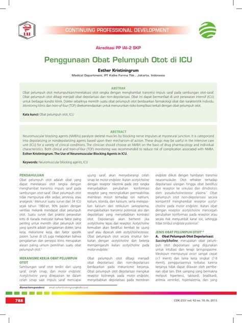 Obat Muscle Relaxant Pdf Pdf