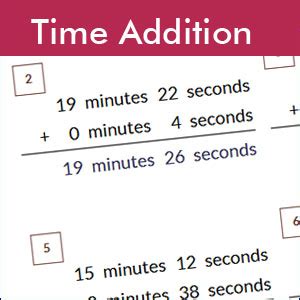 Time Addition Worksheet Weeks Days Hours Minutes Made By Teachers
