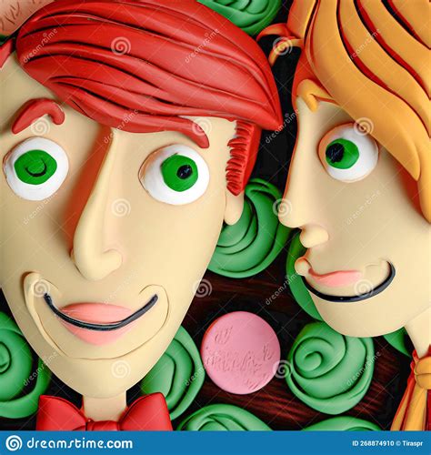 Two People In Love Stock Illustration Illustration Of Woman 268874910