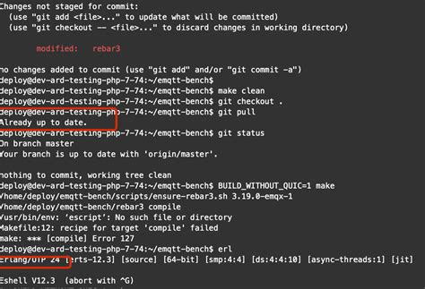 Error Emqtt Bench Make Home Deploy Emqtt Bench Scripts Ensure