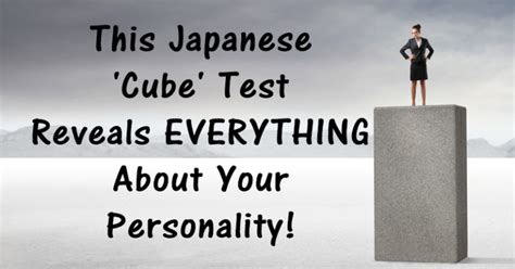 This Japanese Cube Test Reveals EVERYTHING About Your Personality David Avocado Wolfe