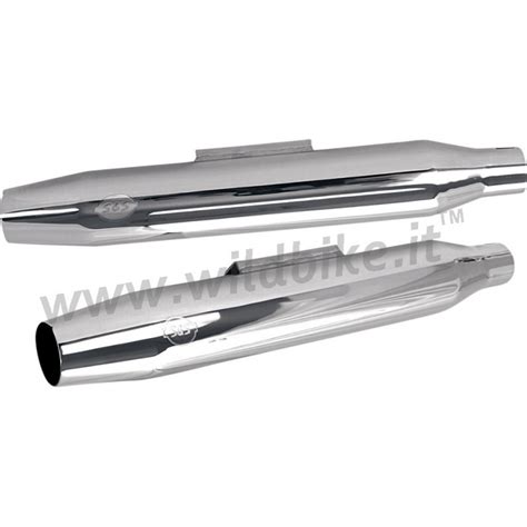 Exhausts Mufflers Sands 3 Slip On Tapered Chrome Harley Davidson Xl