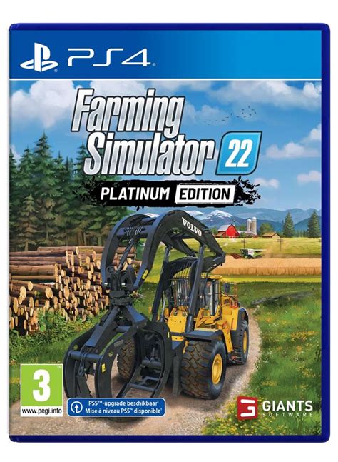 Farming Simulator 22 Platinum Edition Sur Playstation 4 Jeux Vidéo