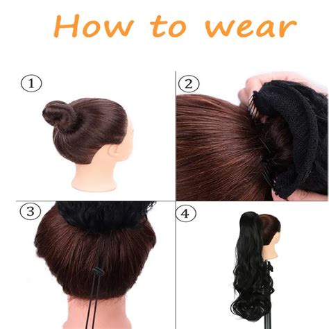 Ponytail Extensions Long Drawstring Ponytail Hairpieces Temu