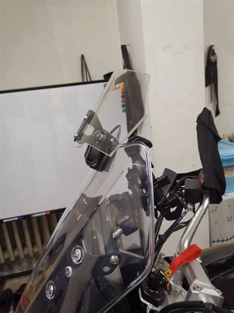 Free Extendable Mini Windshield Clear Motorcycles Motorcycle