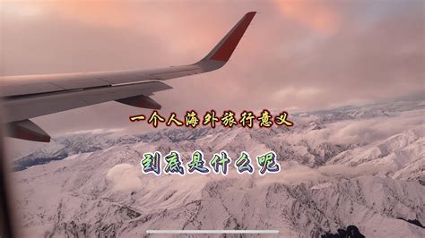 一个人海外旅行的意义，到底是什么呢海外生活 新西兰生活 旅行意义 Youtube