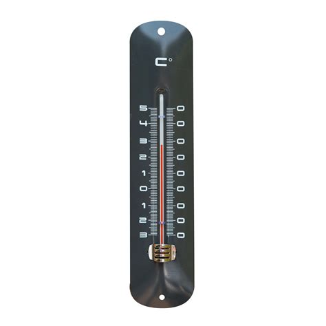 Binnen Buiten Thermometer Grijs Van Metaal 6 5 X 30 Cm Bestellen Voor