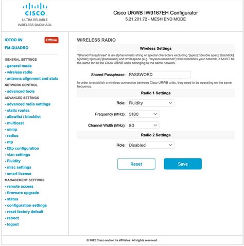 Cisco Ultra Reliable Wireless Backhaul For Catalyst IW Access Points Software Configuration