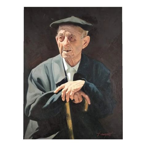 Enric Torres Prat Portrait 1990 Oil On Canvas Chairish