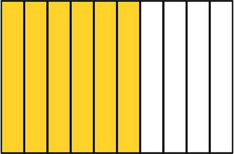 Yellow Amber Rectangle Fraction 610 Free Vector Clipart Images On