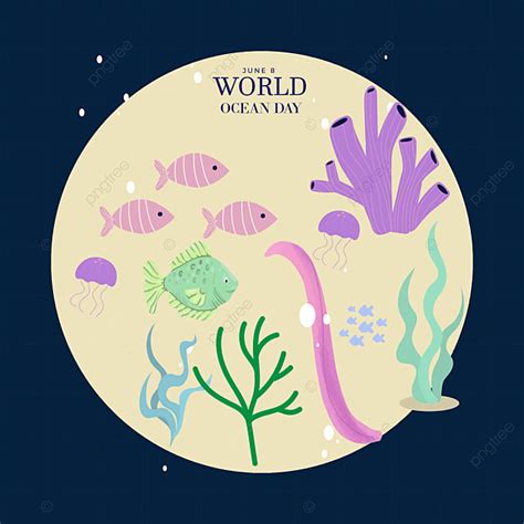 Imagen Vectorial Del Día Del Océano Mundial Png Imagen Del Día Del