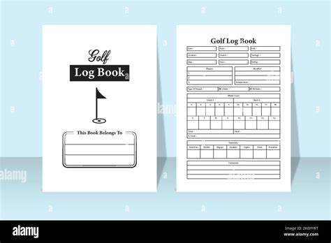 Golf Score Kdp Interior Notebook Golf Location And Player Information