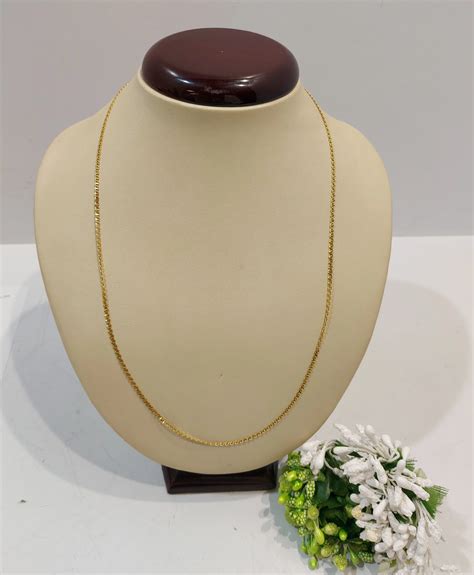 DAMSKI ZŁOTY ŁAŃCUSZEK SPLOT GALIBARDI 50 CM PR 585 Łańcuszki
