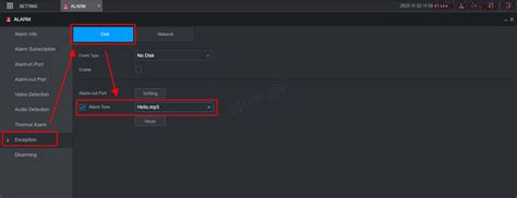 Customize Alarm Sound On Dahua Device Application System