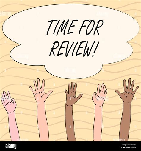 Word Writing Text Time For Review Business Concept For Evaluation