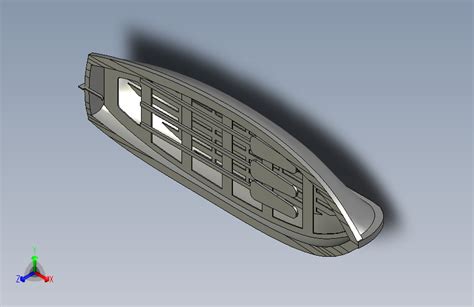 小船 STEP 模型图纸下载 懒石网