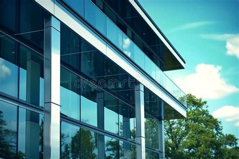 Modern Office Building Business Sustainable Architecture Urban Project Window Design Glass City