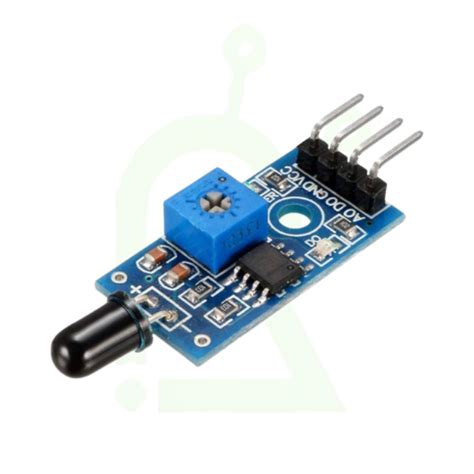 Flame Sensor Module For Fire Detection Safety Systems RobboQuad