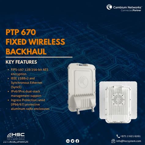 Hscs Forasaferworld Uae Abudhabi Dubai Cambiumnetworks Wirelessbackhaul Fastconnectivity