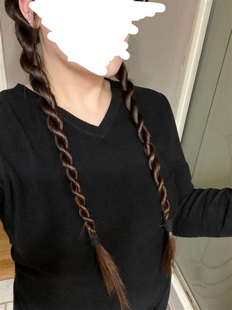 Rope Braids Into Heatless Spiral Curls On Fine 1a 1b Hair R Longhair